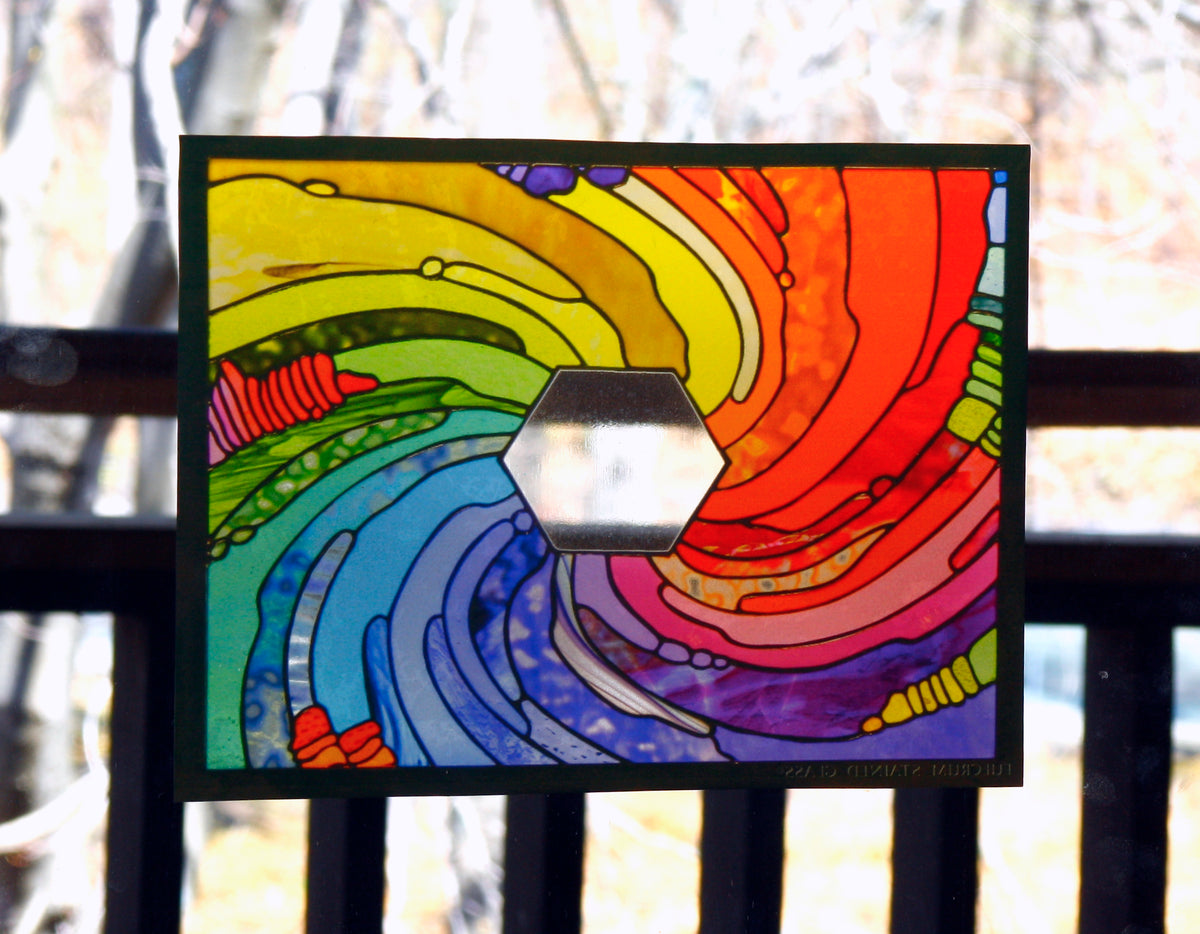 Transparent Window Cling 8x10" – Fulcrum Stained Glass